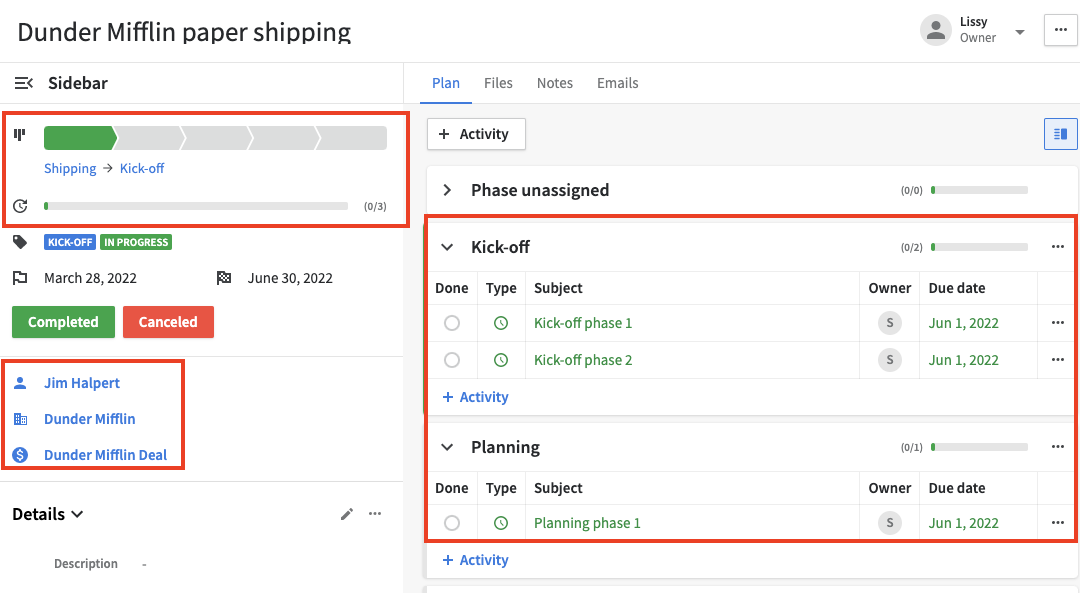 Projects vs. deals - Knowledge Base | Pipedrive